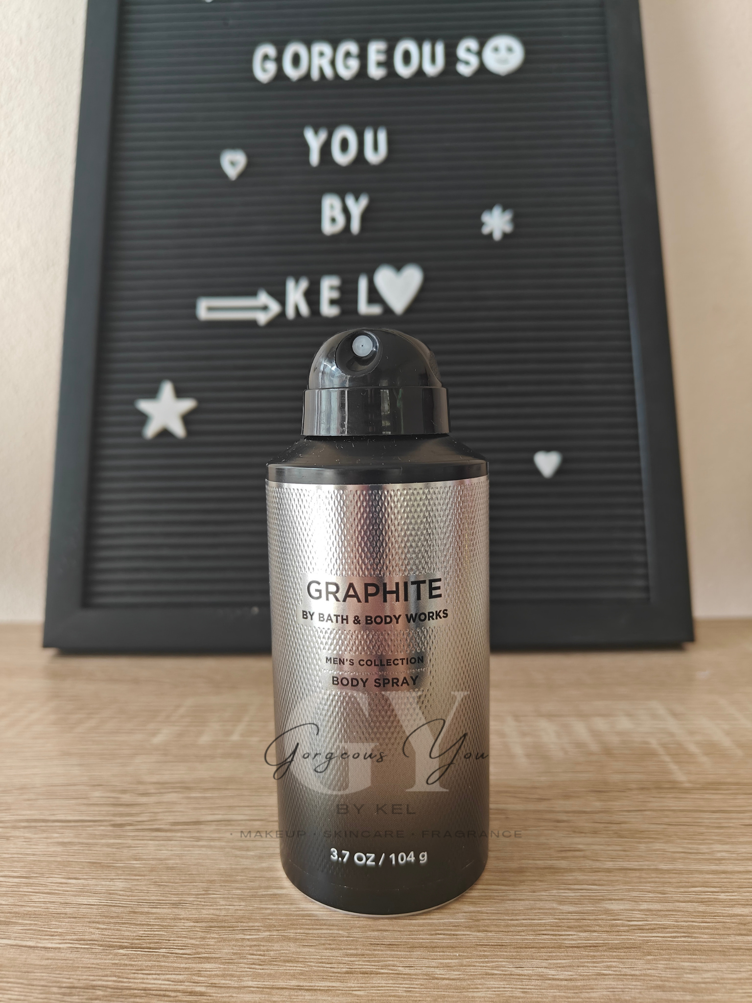 Graphite Body Spray – Gorgeous You By Kel